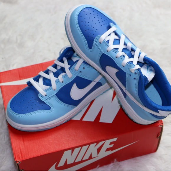 Nike | Shoes | Nike Dunk Low Retro Qs Ps Argon 222 Sneakers Preschool Kids Dv2635 400 Size Y ...